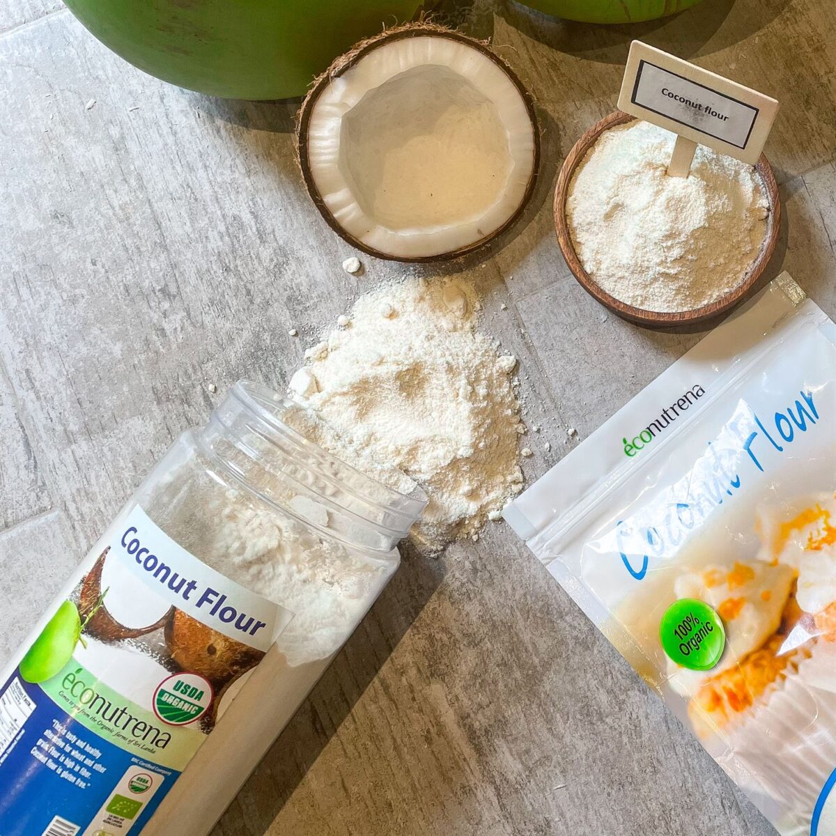 Labels -Econutrena Certified Organic Coconut Products,spices
